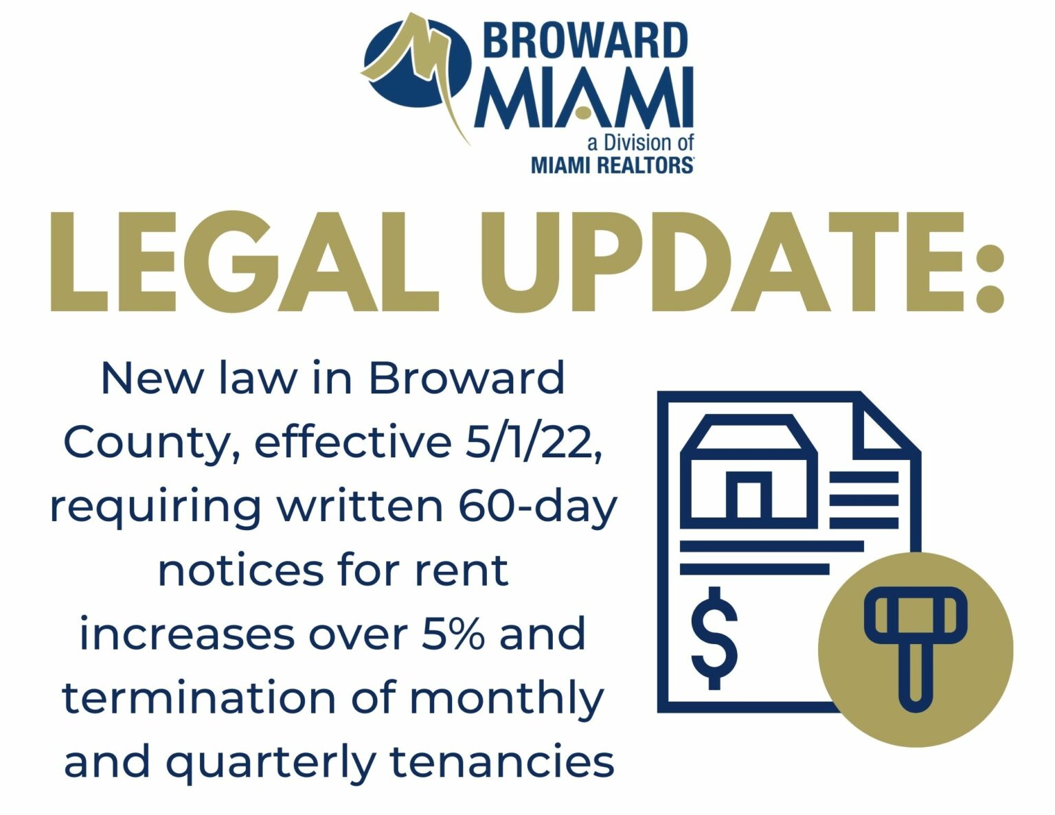 Legal Update: New Law Requiring 60-day Notification Periods for Rent ...
