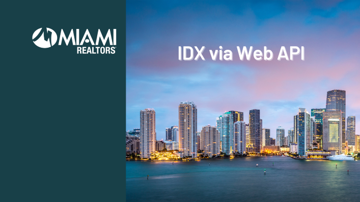 IDX Services - MIAMI REALTORS®