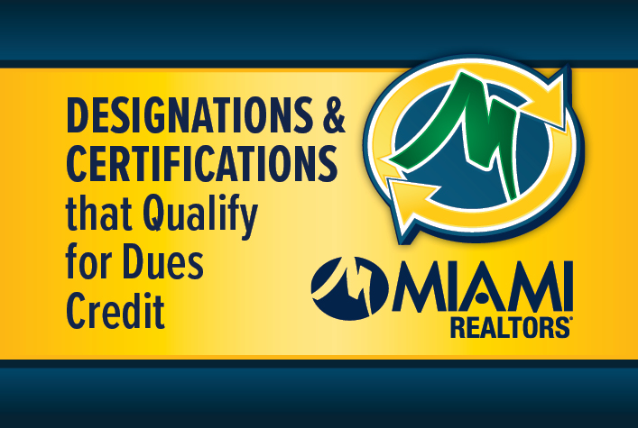 Designations & Certifications that Qualify for Dues Credit - MIAMI ...