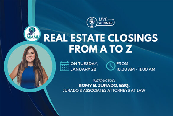Zoom: (J) Real Estate Closings from A to Z - MIAMI REALTORS®