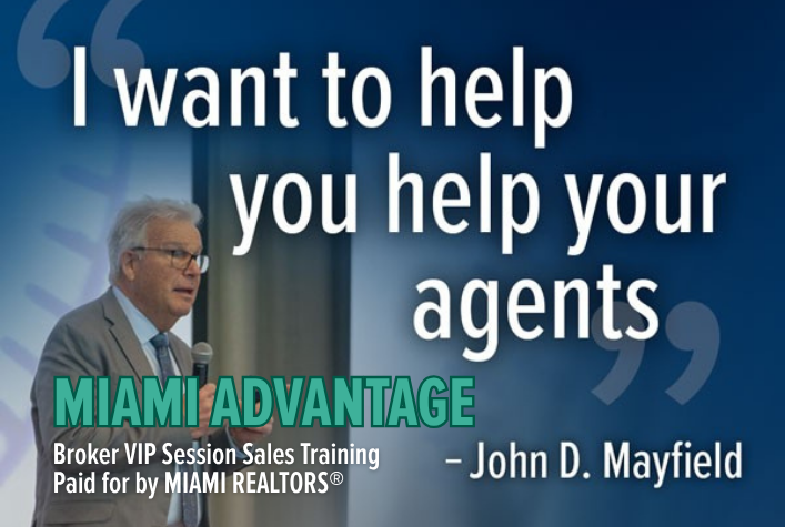 Video Clip of John Mayfield's MIAMI Advantage Broker VIP Session Sales ...